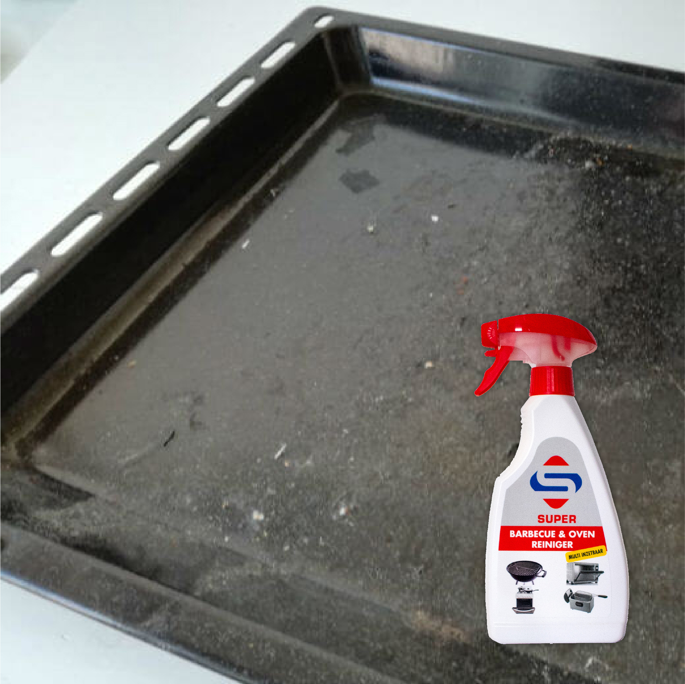 Bakplaat oven schoonmaken